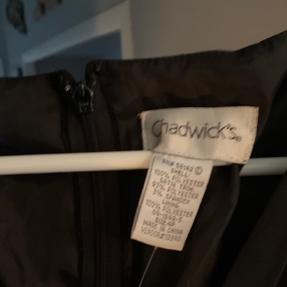 Chadwicks | Dresses | Chadwicks Classic Black Dress | Poshmark